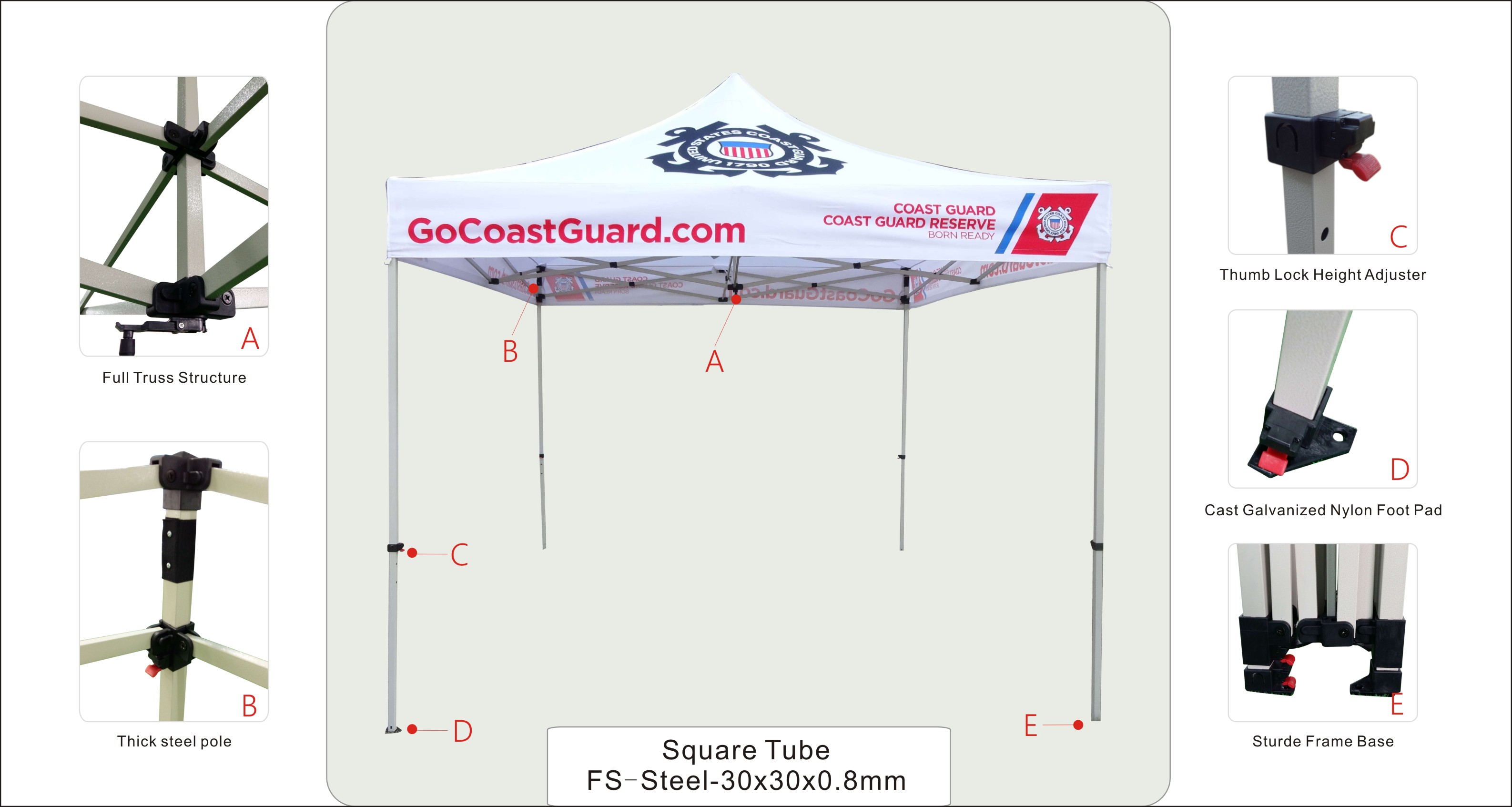 FS Series 30x30mm Square Frame – Sturdy Steel Construction for Reliable ...