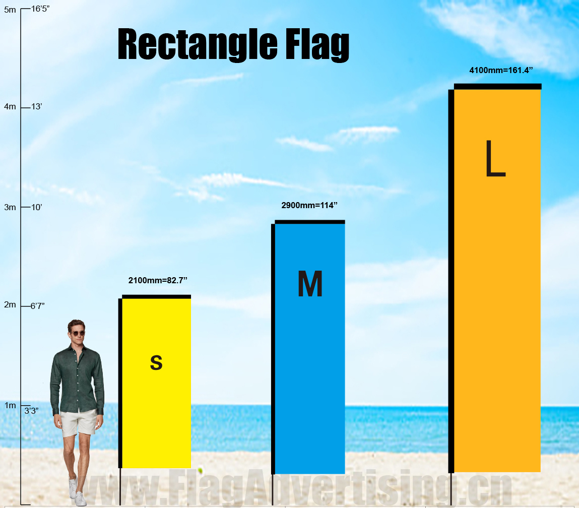 Rectangle Flags: Customizable Advertising Flags for Promotional Success