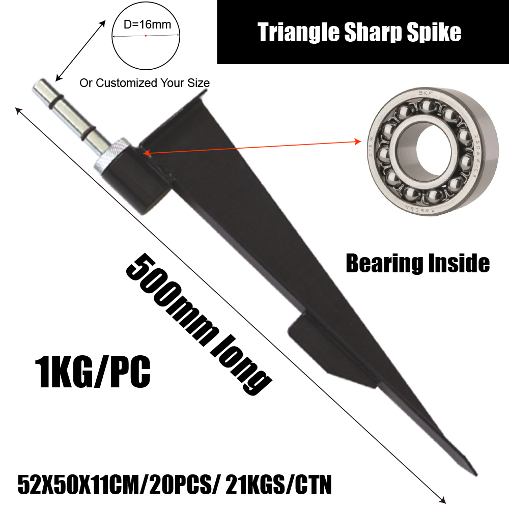 Triangle Sharp Spike – Precision-Crafted & Robust Ground Anchor