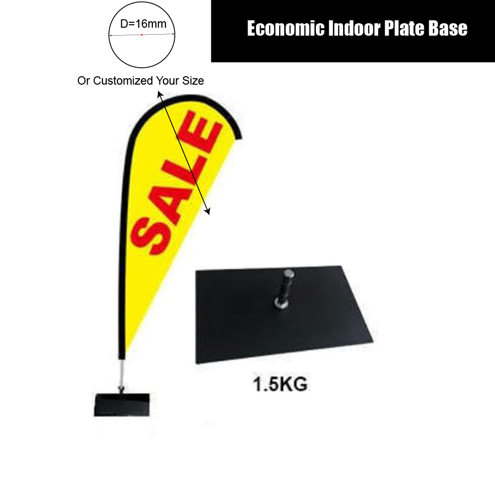Affordable Economic Indoor Plate Base for Secure Displays