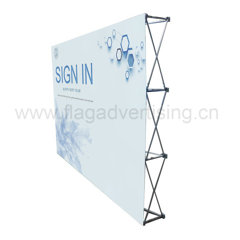 Portable Clip Pop-Up Banner Wall for Exhibitions