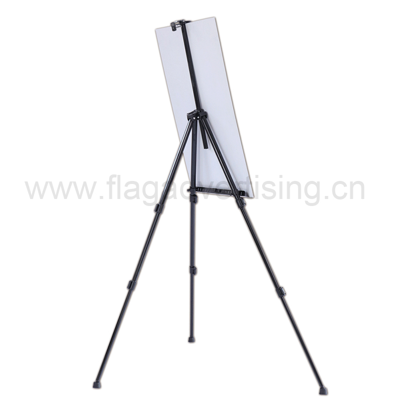Portable Retractable Adjustable Pop Display Stand with Custom Poster