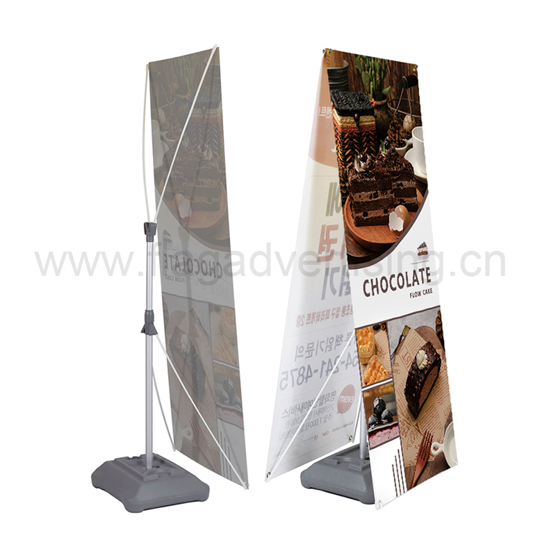 High-Quality Adjustable Water Base X Banner Stand for Outdoor Advertising