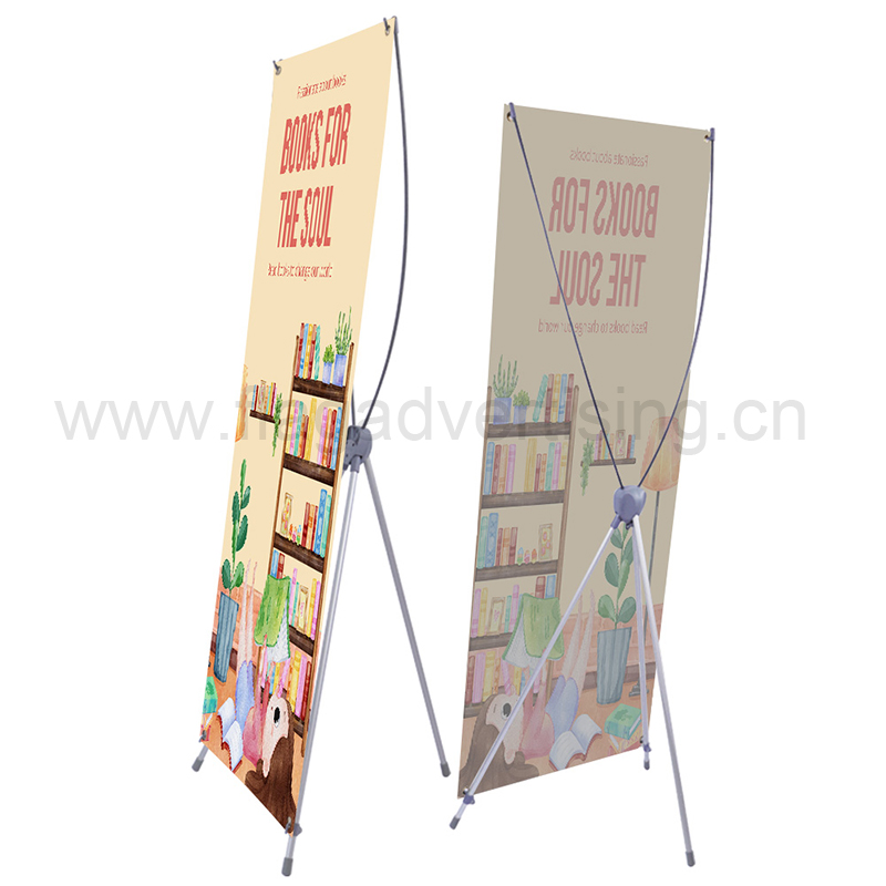Custom Portable Haha X Banner Stand for Trade Show Advertising