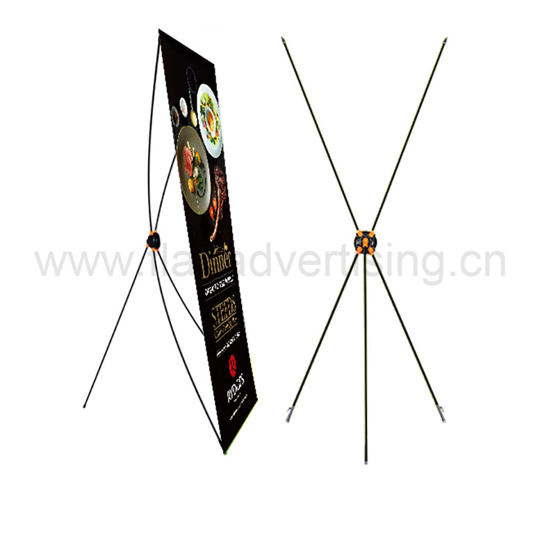 Custom 60x160cm or 80x180cm Gear X Display Rack Advertising Banner Stand