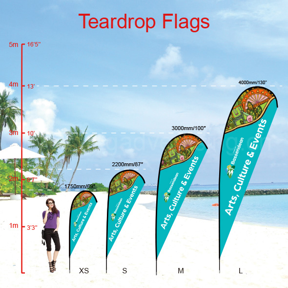 Promotional Teardrop Flag – For Events&Trade Shows | Eye-Catching ...