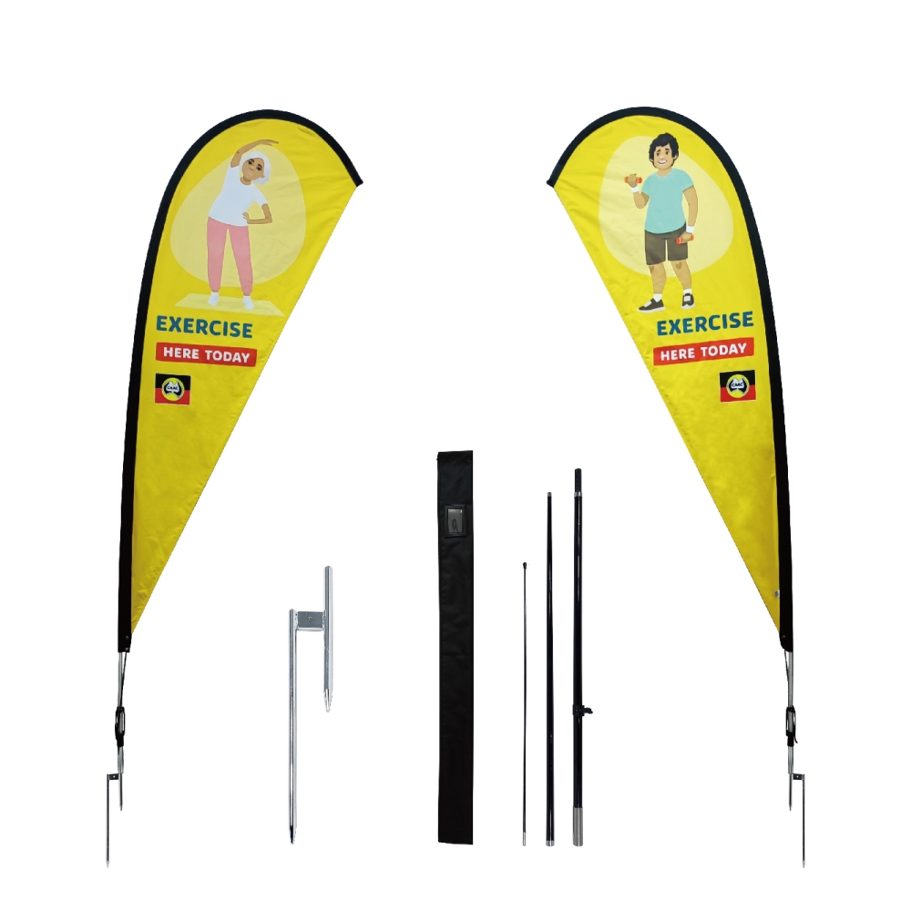 Teardrop Flag – Eye-Catching Display for Outdoor & Indoor Events