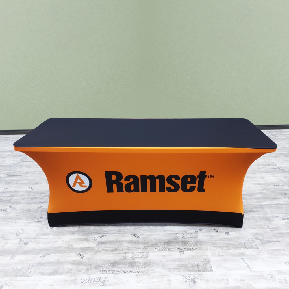 6ft Stretch Table Cover – Custom Fit & Stylish Tablecloth for Events